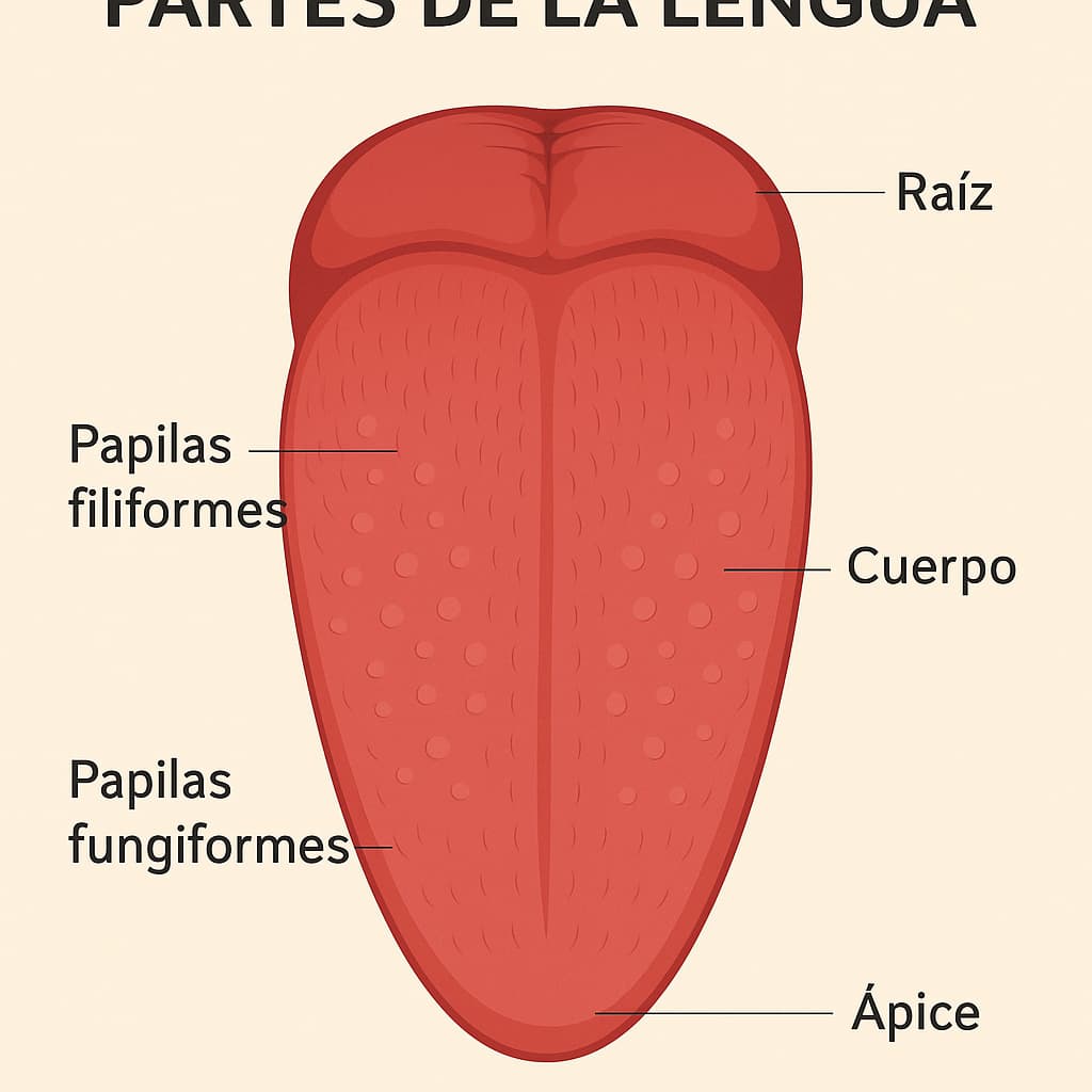 Partes de la Lengua: Anatomía, Funciones y Curiosidades